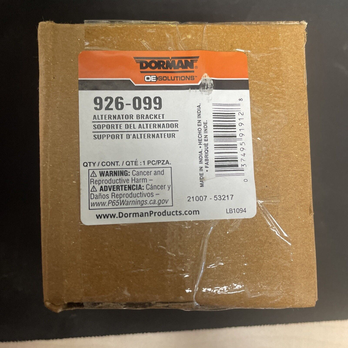 NEW Dorman Alternator Bracket 926-099 | Mega Mart Warehouse