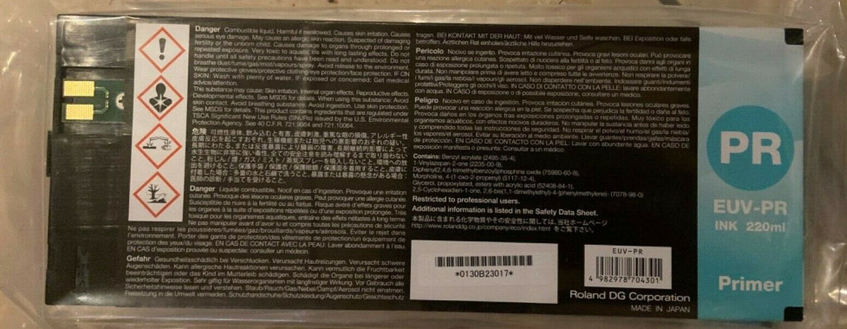 NEW Eco-UV Ink, Primer 220ml EUV-PR Roland Eco-UV Ink 220ml | Mega ...