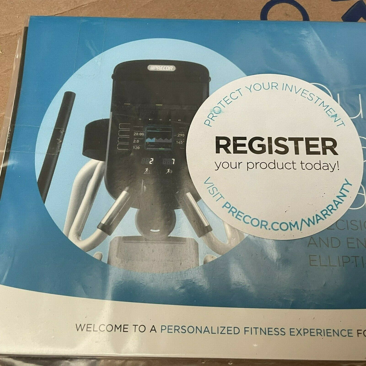 Precor EFX 447 R40 Console 245 Elliptical Crosstrainer Crossramp En...