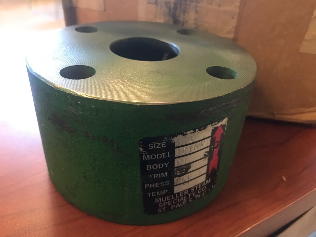 GENUINE MUELLER STEAM SPECAILTY CO. CHECK VALVE 101MAT 1.5 *FREE SH...