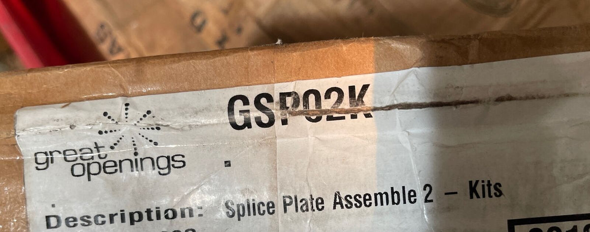 GREAT OPENINGS SPLICE PLATE KIT GSPX00098, GSPO2K **FREE SHIPPING**...