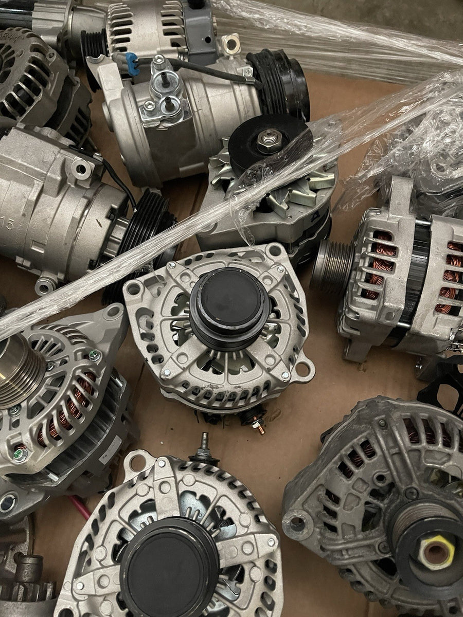 ASSORTED PALLET OF AFTERMARKET ALTERNATORS AND STARTERS MOSTLY NEW ...