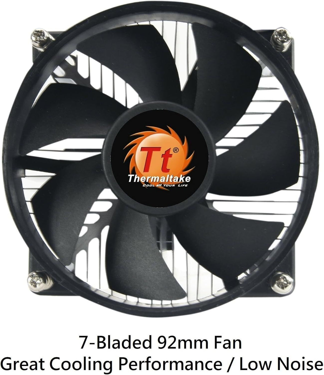 Thermaltake 7-bladed 92mm 4-Pins PWM Aluminum Extrusion CPU Cooling...