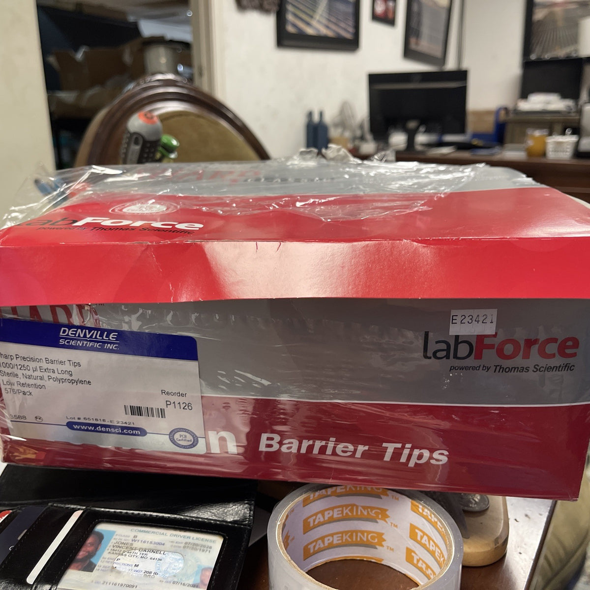 Sharp Precision Barrier Tips Classic 1000/1250ul X Long P1126 1 Cas...