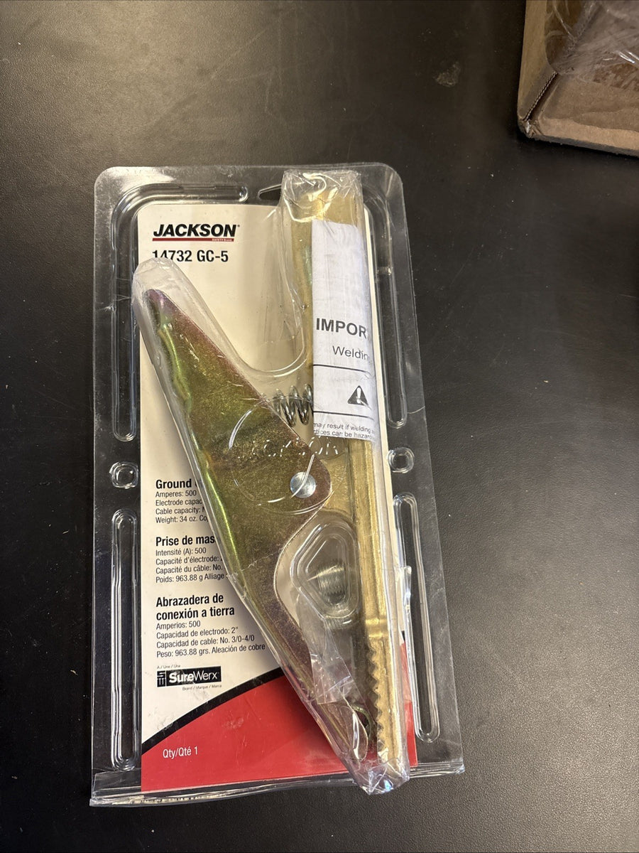 NEW Jackson 14732 GC-5, 500Amp Ground Clamp | Mega Mart Warehouse