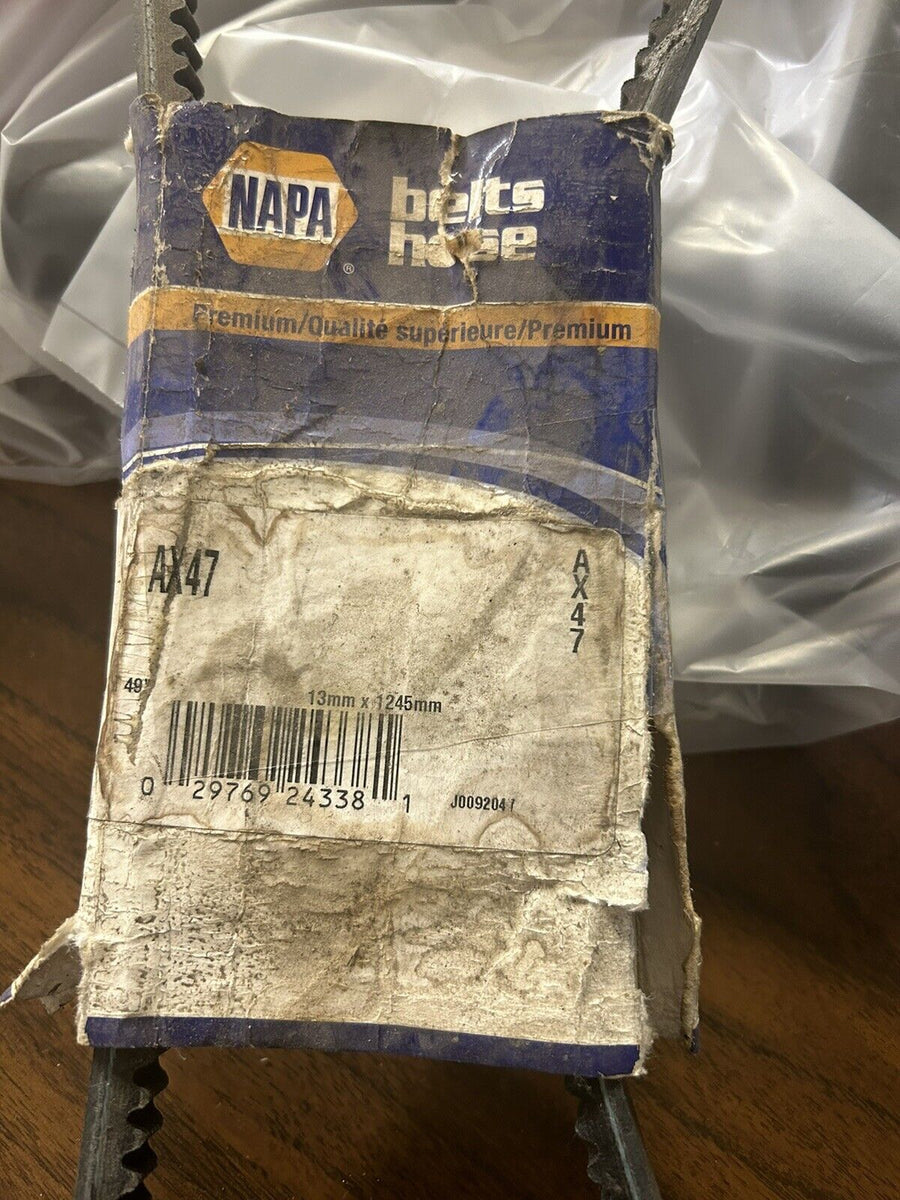 NAPA NBH AX47 Classical Section Molded Notch V-Belt AX 1/2" X ...