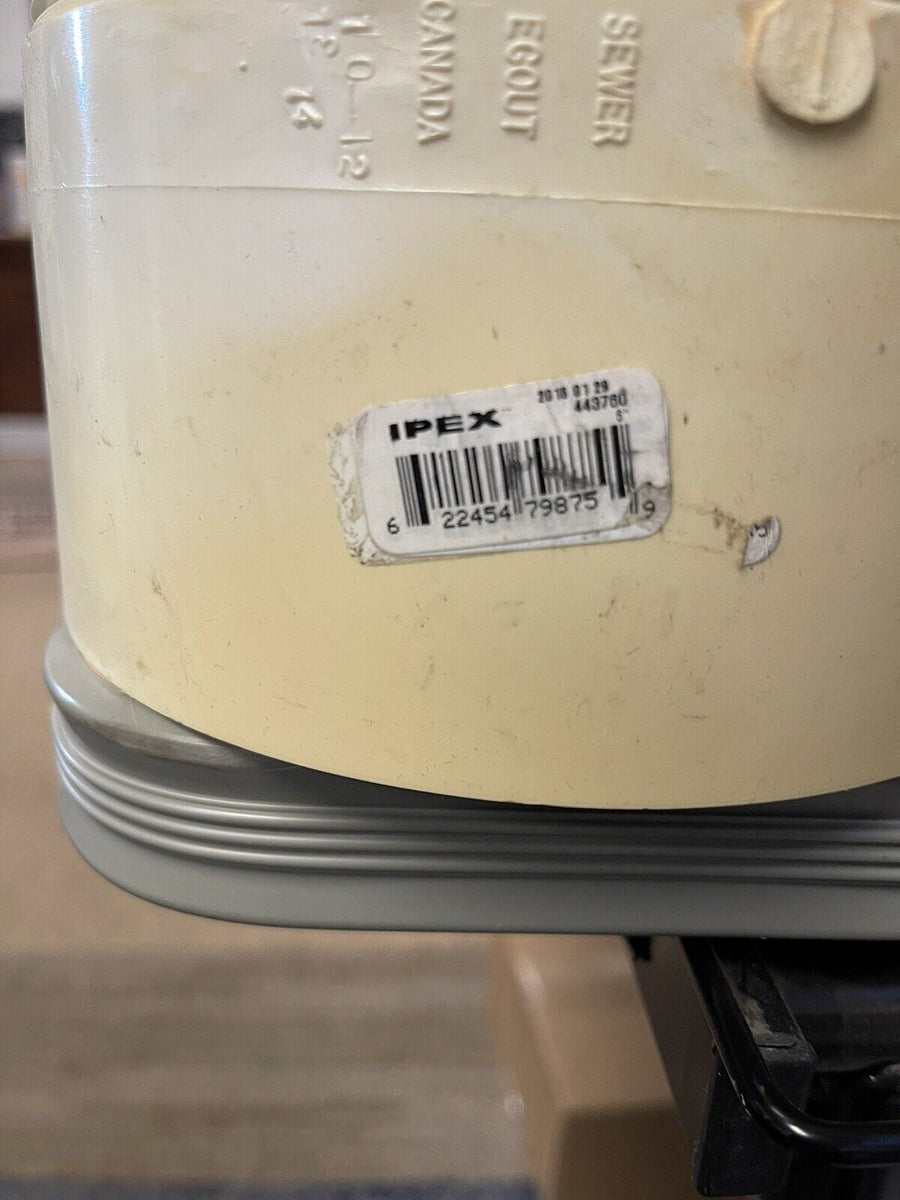 GENUINE IPEX 6" PVC SDR 35 Fitting Cleanout (Hub x Cap) **FREE...