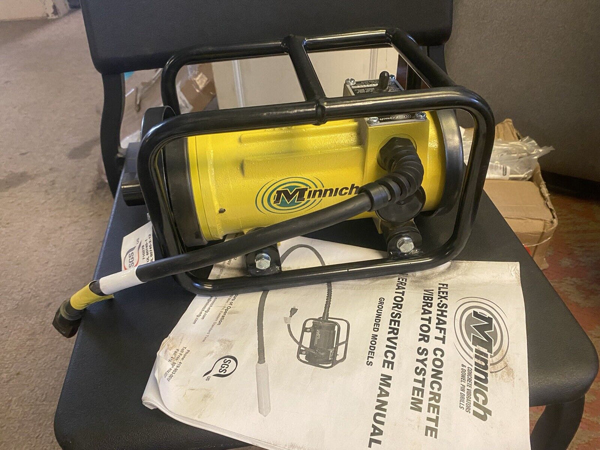 NEW MINNICH 2500 15 Amp 115v Concrete Vibrator MOTOR ( MOTOR ONLY )...