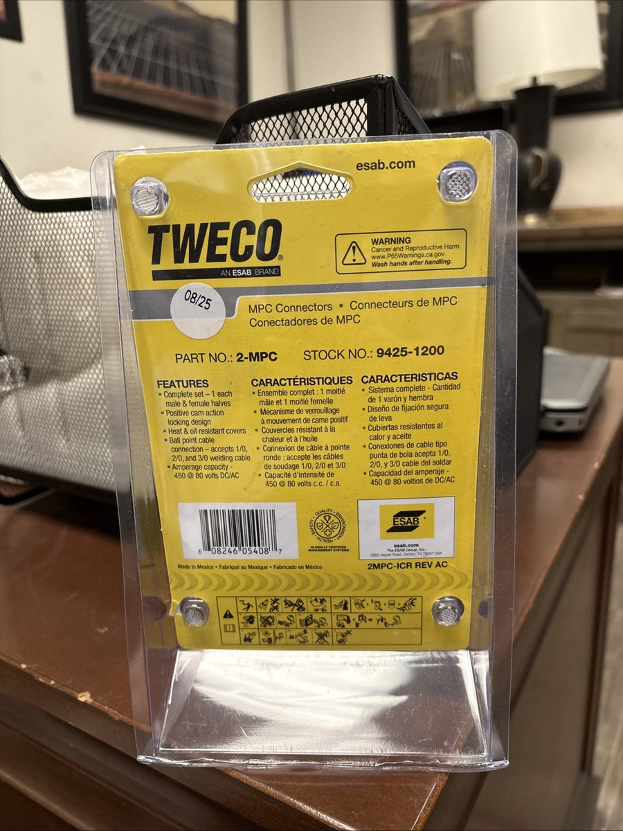 NEW Tweco 9425-1200 Positive-Cam Cable MPC Connector Set - 2-MPC