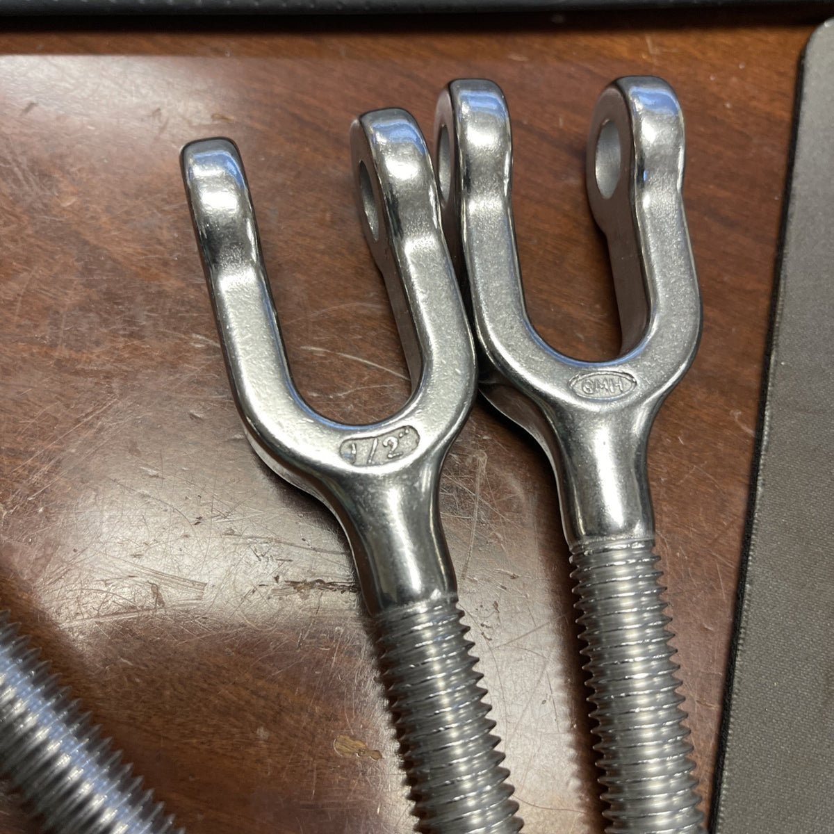 (3 PC LOT) NEW OMH 1/2"X 4-1/2" TAKE UP, TURN BUCKLE GALV...