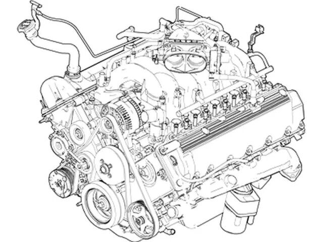 GENUINE OEM FORD Remanufactured Engine Assembly (XC3Z-6007-CARM) *F...