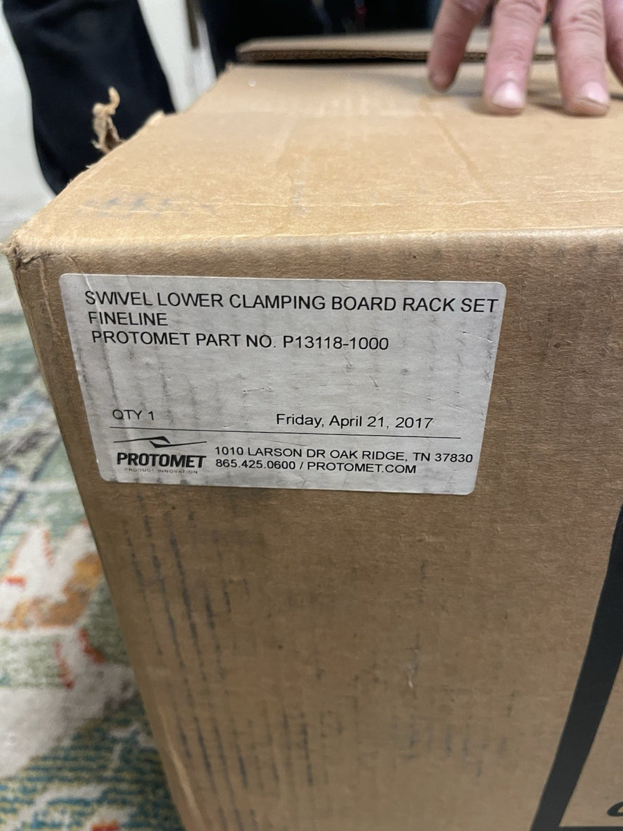 NEW PTM Edge ClampForce PROTOMET SWIVEL LOWER CLAMPING BOARD RACK P...