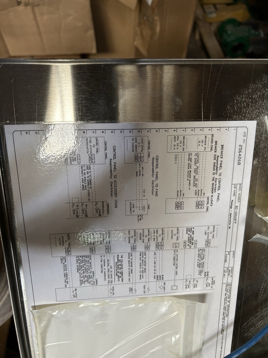 Captive-Aire Systems, Inc. SC-110110FP Electrical Control Box with ...