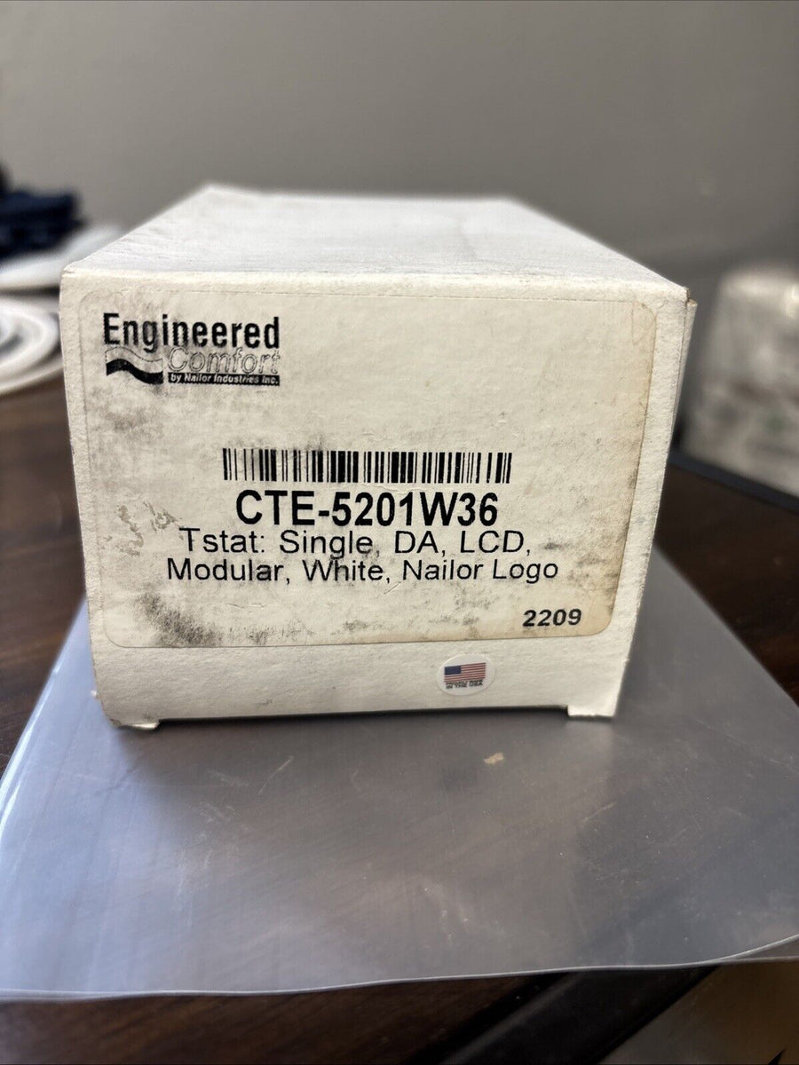 NEW ENGINEERED COMFORT ELECTRONIC LCD MODULAR THERMOSTAT CTE-5201W3...
