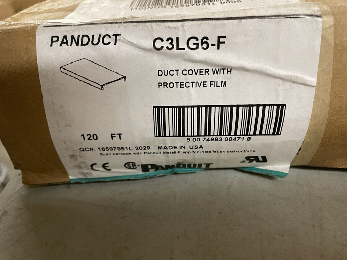 NEW Panduit - C3LG6-F - Duct Cover W/Protective Film (120 FT) | Meg...