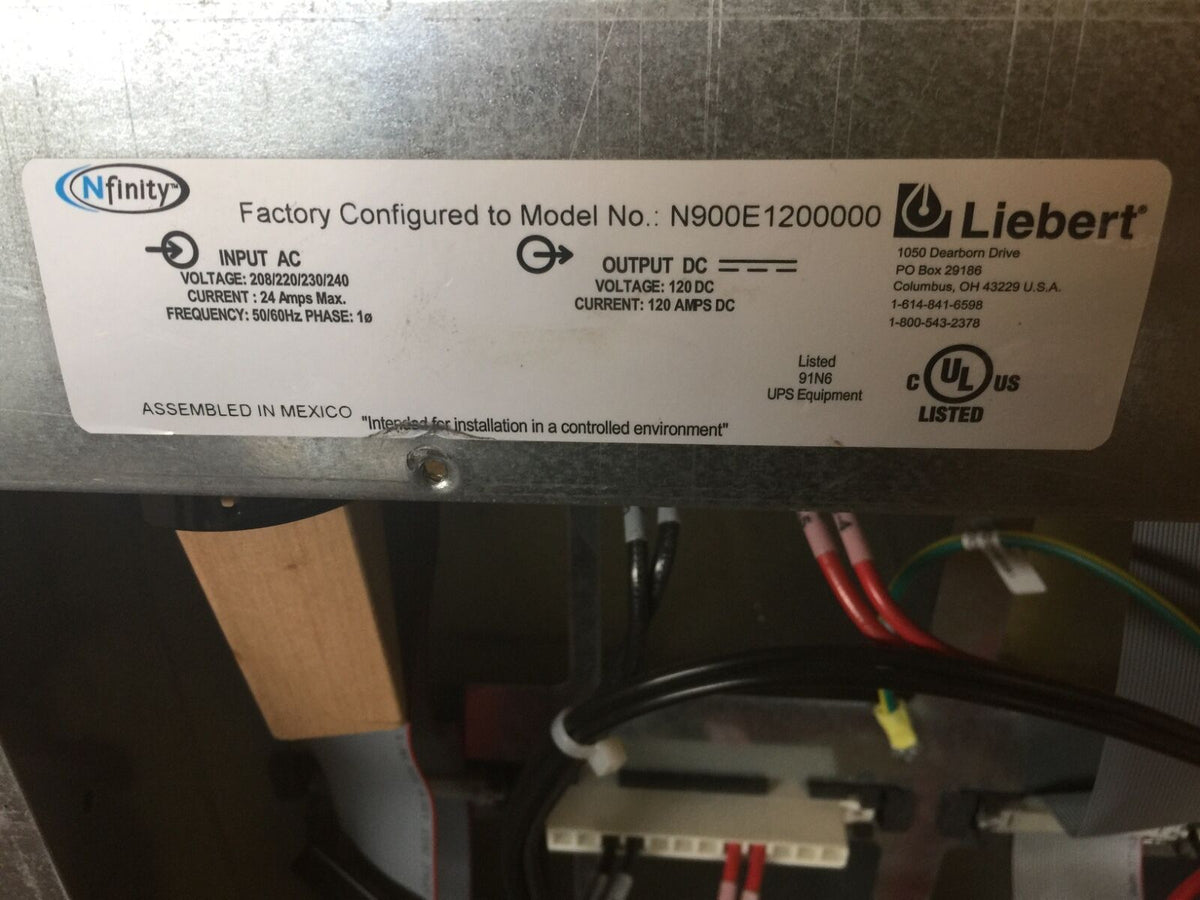 Liebert Nfinity External Battery Enclosure - N900E1200000 - 586576 ...