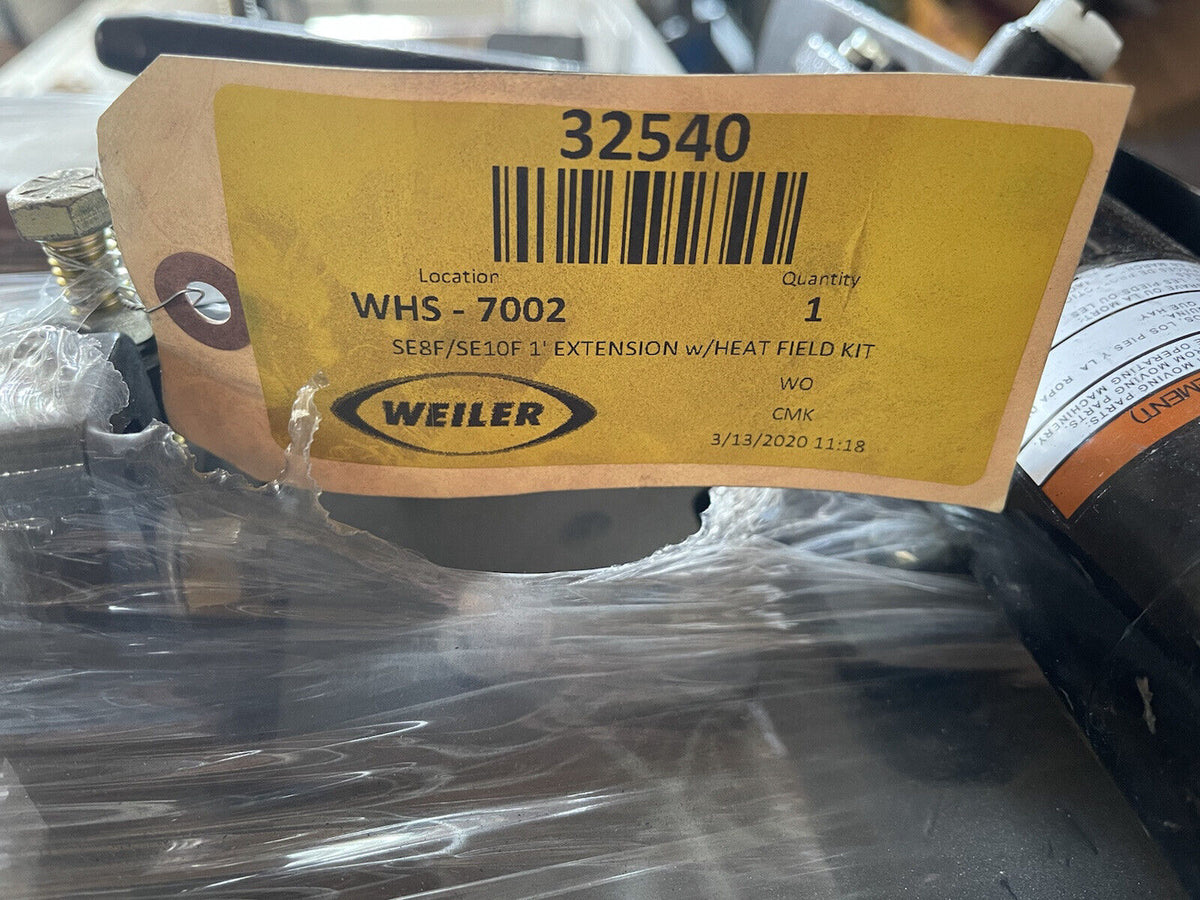 NEW WEILER SE8F/SE10F 1' EXTENSION W/HEAT FIELD KIT | Mega Mart...