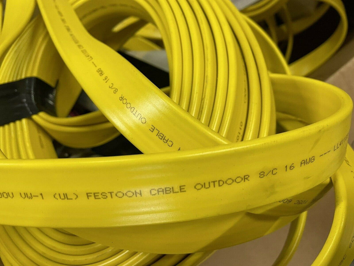 FESTOON C-TRACK ASSEMBLY PNP, PUSH BUTTON, E465734 PVC, JCM451608M,...