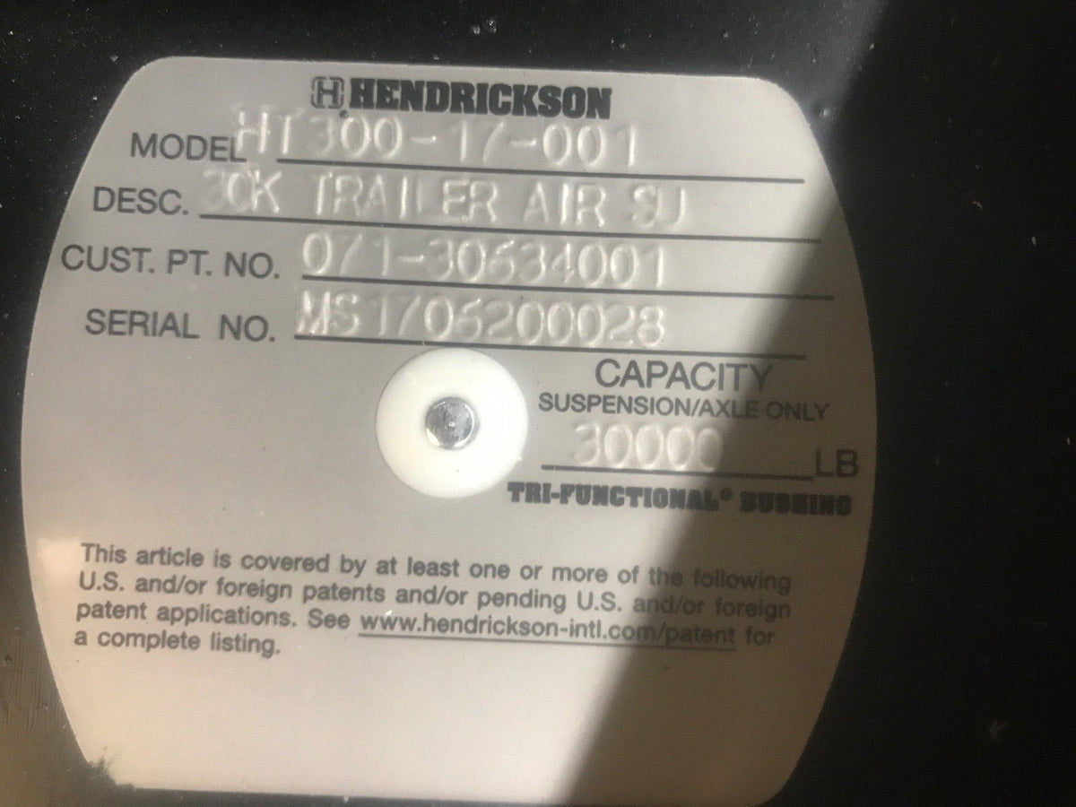 PAIR HT30017001 Kit Axle Hendrickson HT Top Mount HT300 kenworth, p...