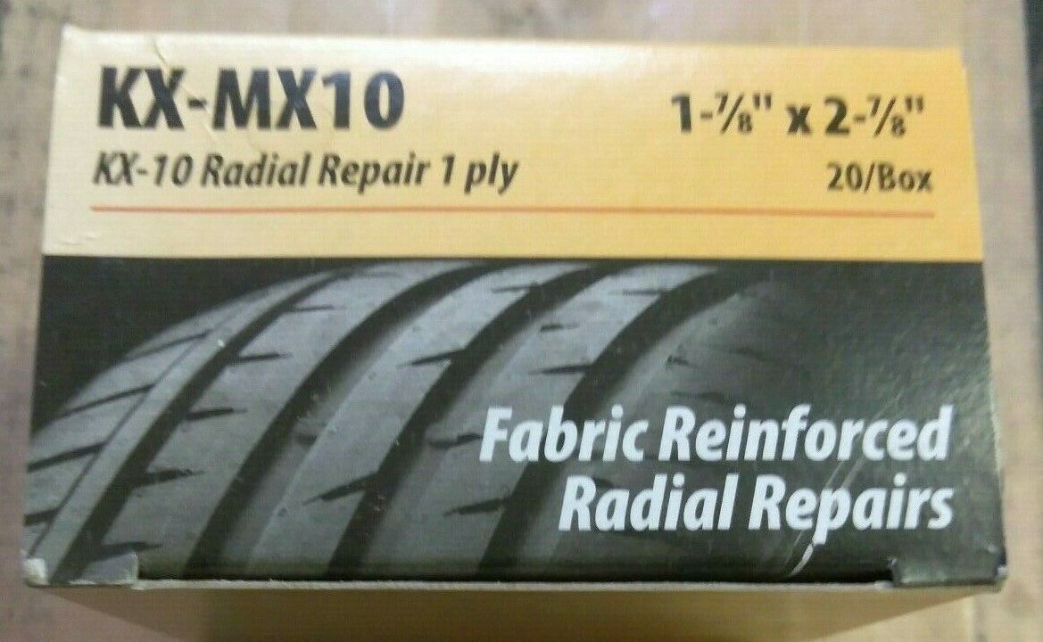 NEW KX-MX10 Radial Tire Repair Qty 20 | Mega Mart Warehouse