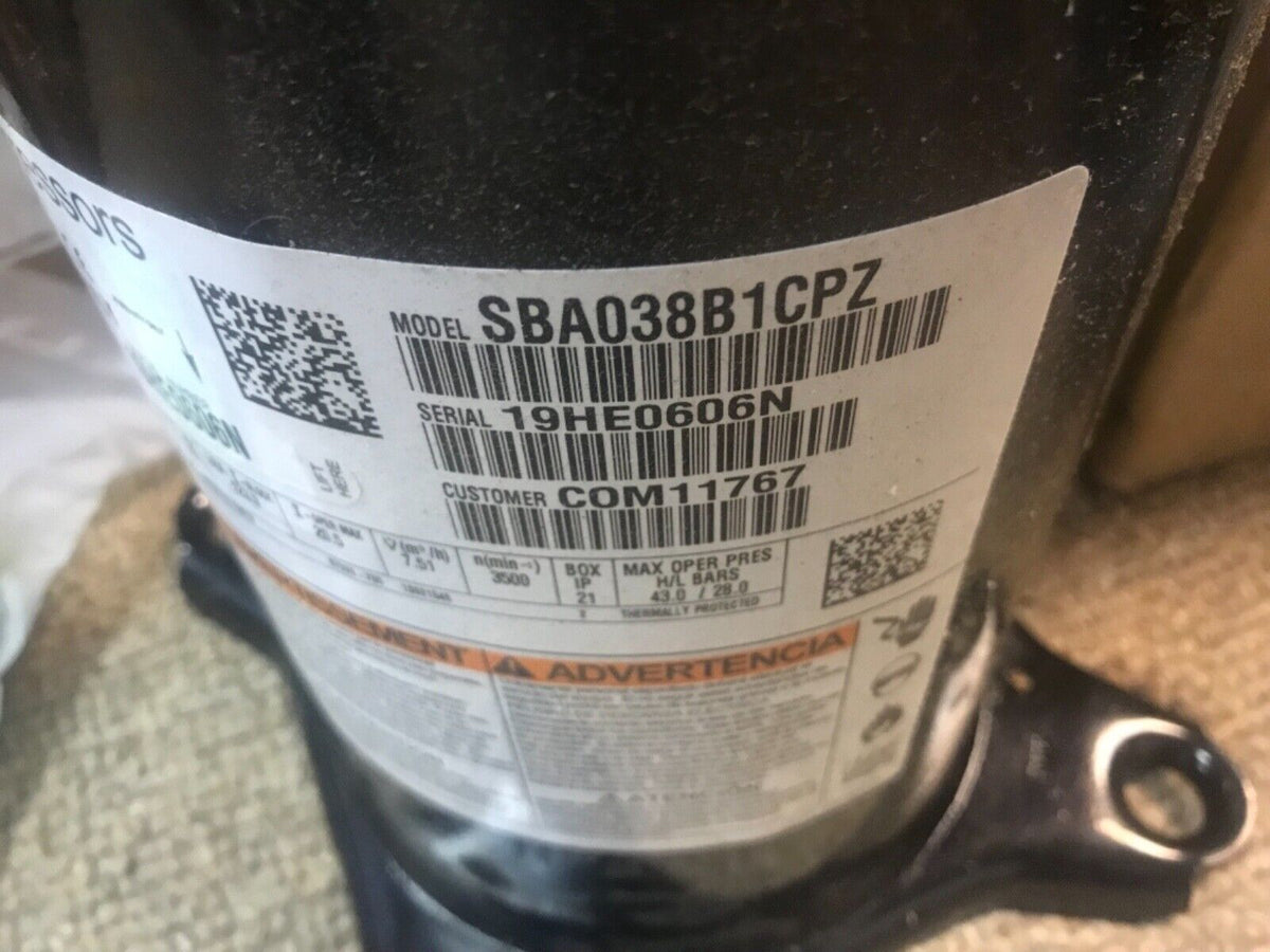 Copeland Scroll 1-5 HP ZPK6 Emerson ZP386E-PFV-833 | Mega Mart Ware...