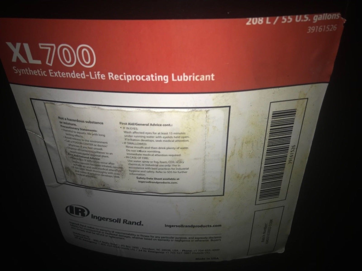 Nuevo Original OEM INGERSOLL RAND Lubricante, XL-700, 55 Galón | Me...