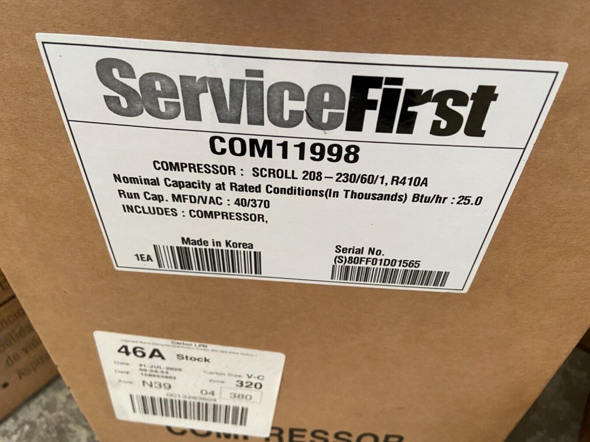 Nuevo Genuino Trane COM11998 Compresor | Mega Mart Warehouse