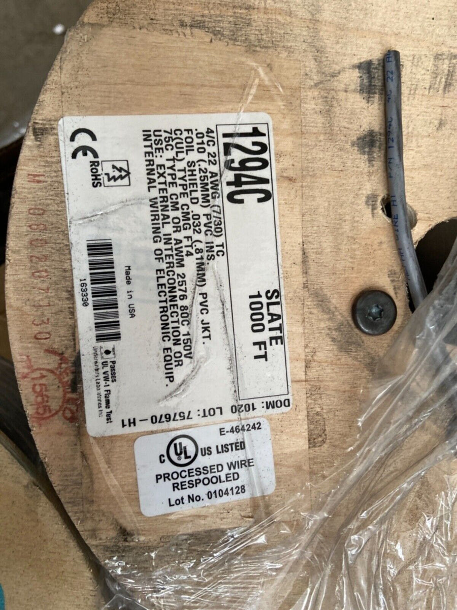 NEW ALPHA WIRE 1294C 1000 FT | Mega Mart Warehouse