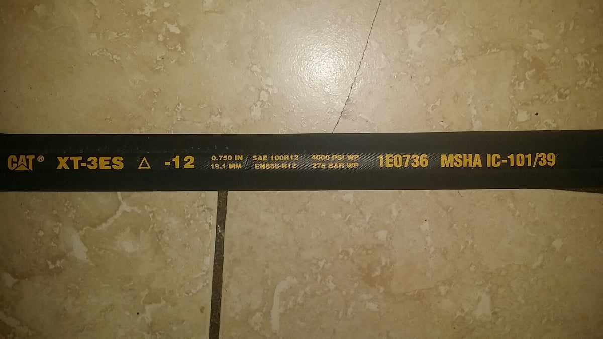 Caterpillar OEM XT-3 ES High Pressure Spring Shielded Hose Assy 108...