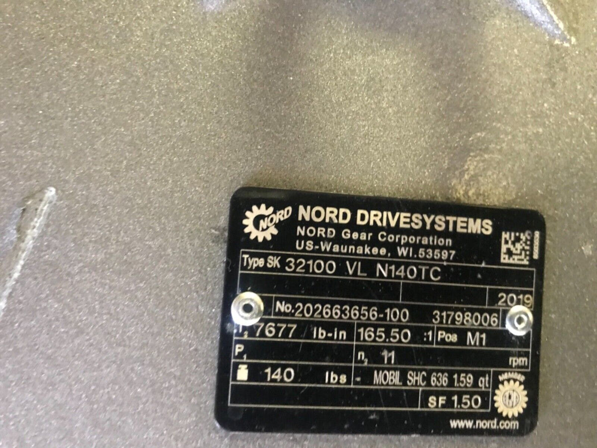 NEW Nord Drivesystems 32100 VL N140TC Gear Reducer Gearbox | Mega M...