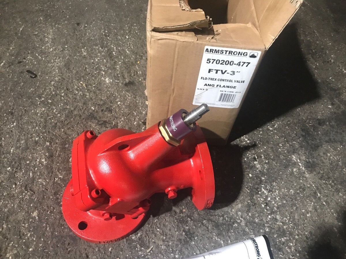 NEW IN THE BOX 3" Armstrong FTV-3 570200-477 Flanged Angle Con...