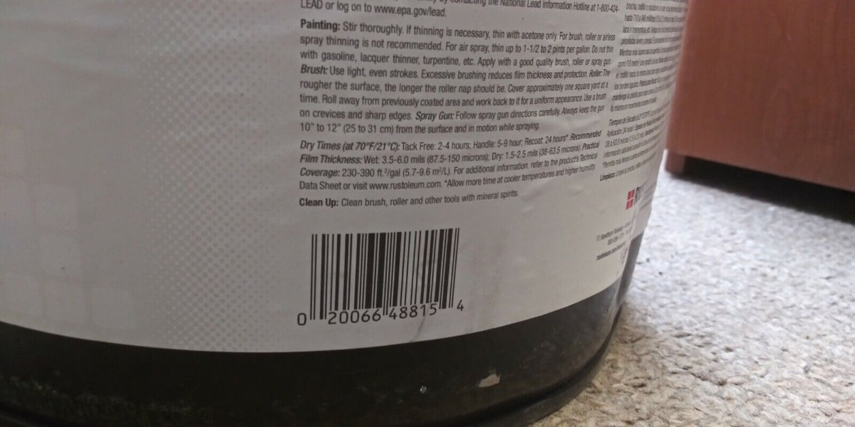 RUST-OLEUM CUSTOM COATING PROF PROTECTIVE ENAMEL GLOSS WHITE PROFES...