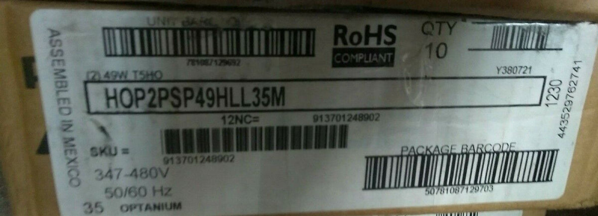 NEW Philips Advance Optanium Balast HOP2PSP49HLL35M | Mega Mart War...