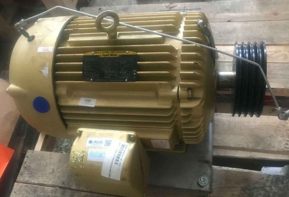 Baldor Moteur W/Poulie M12H013Y276 40HP 3PH 324T Cadre 230/460V | M...