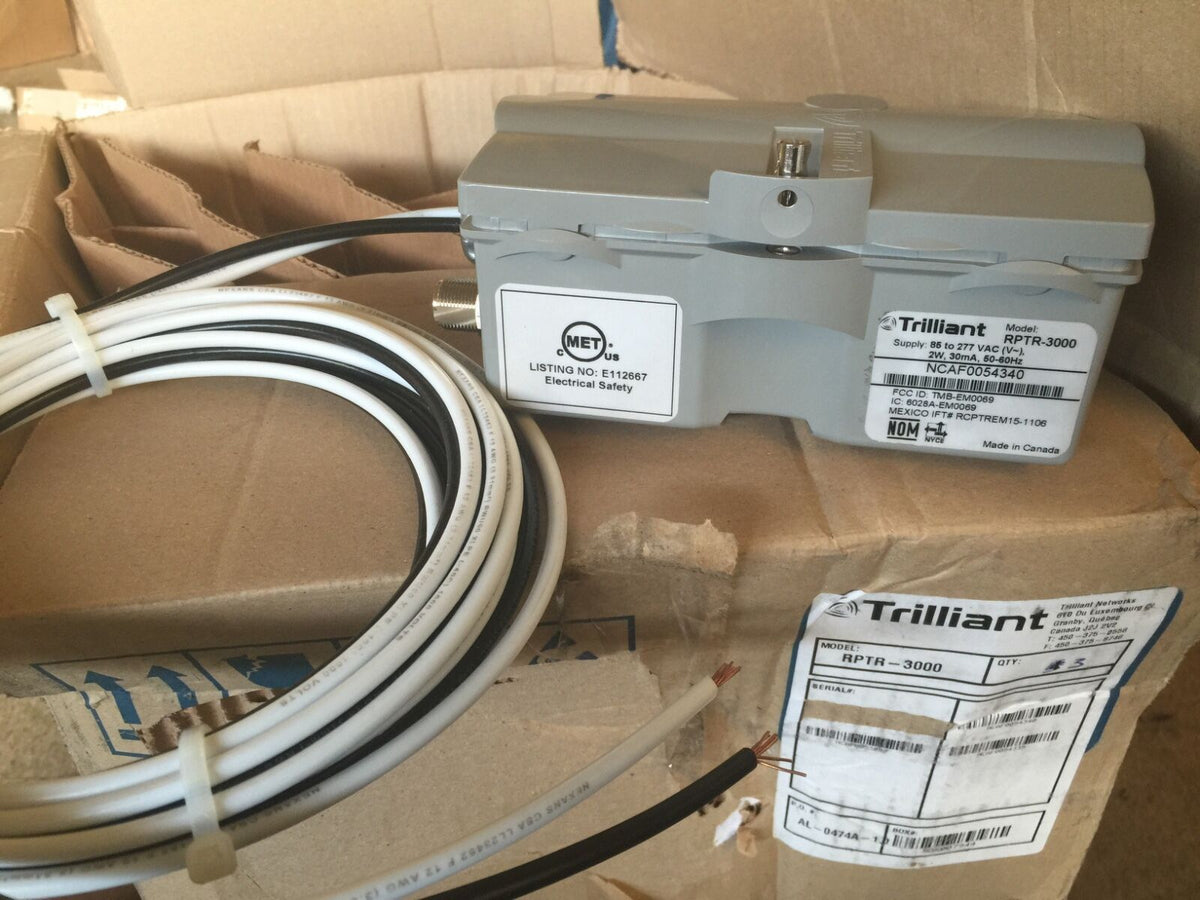 TRILLIANT NETWORKS RPTR-3000 FCC Identité TMB-EM0069 802.15.4 Trans...