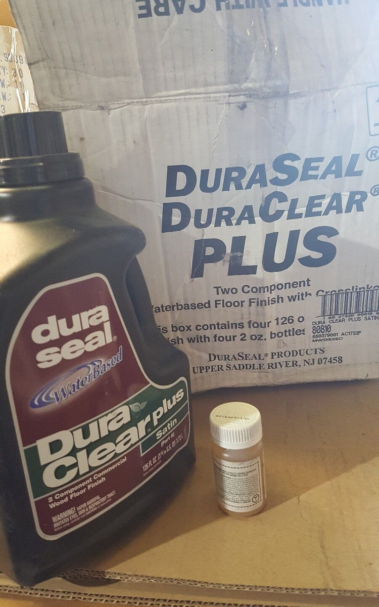 DURACLEAN PLUS SATIN WATERBASED 2 COMPONENT COMMERCIAL WOOD FLOOR F...