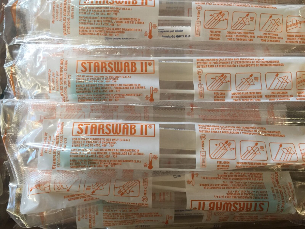 Starplex Scientific Starswabs SP132 Plastic Modified Liquid Stuart ...