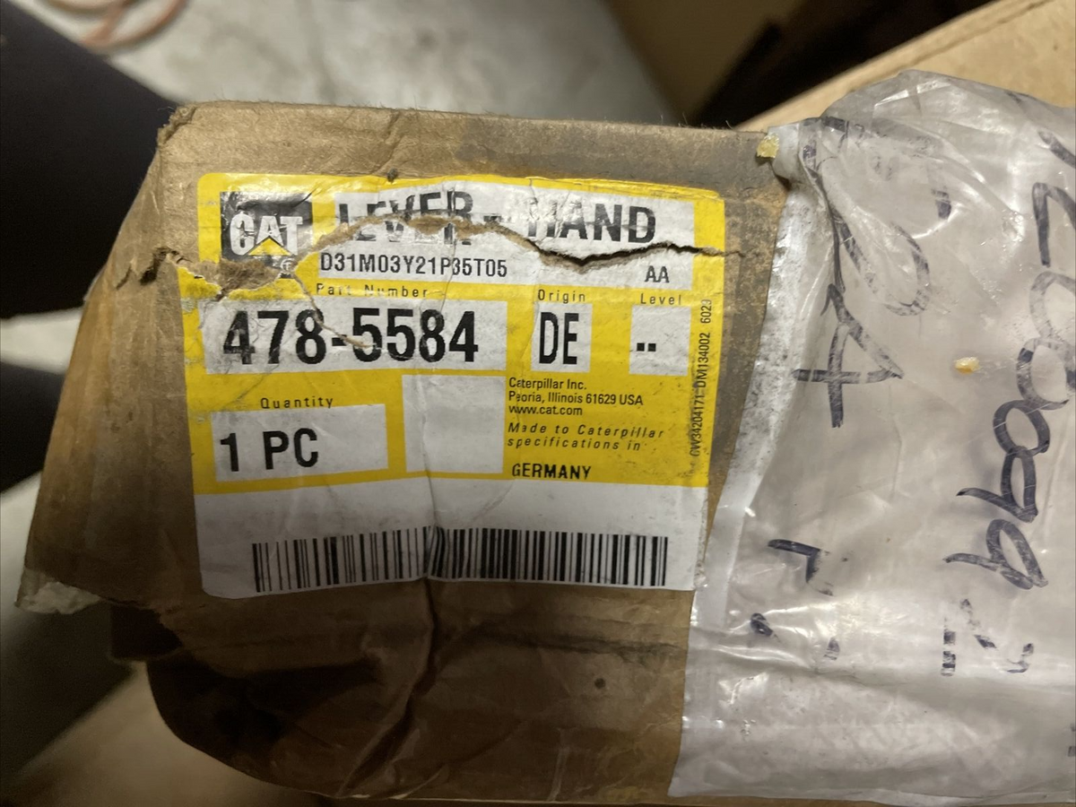 NEW GENUINE OEM CATERPILLAR 478-5584: LEVER | Mega Mart Warehouse