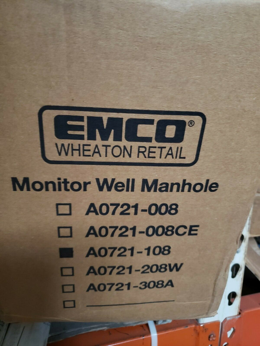 EMCO WHEATON A0721-108 Man Hole Monitor Well 8" x 12", Bo...