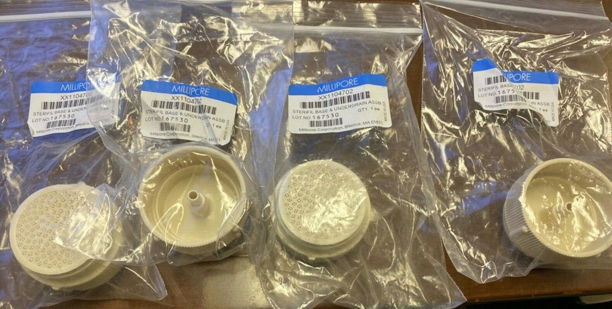 4 Millipore XX1104702 Sterifil Filter Holder Base and Support Scree...