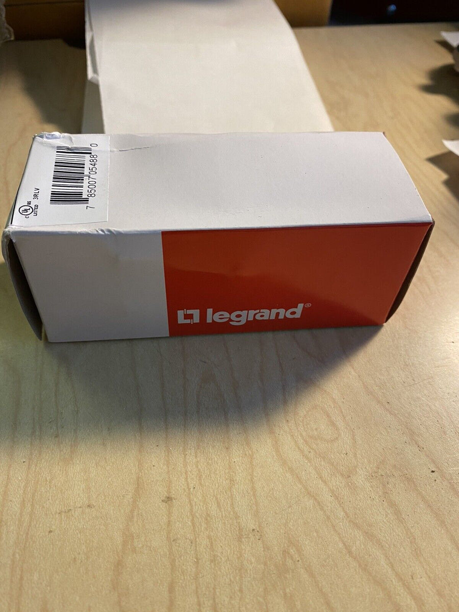 BRAND NEW LEGRAND Two Single-Pole Switches, White RCD11W RADIANT