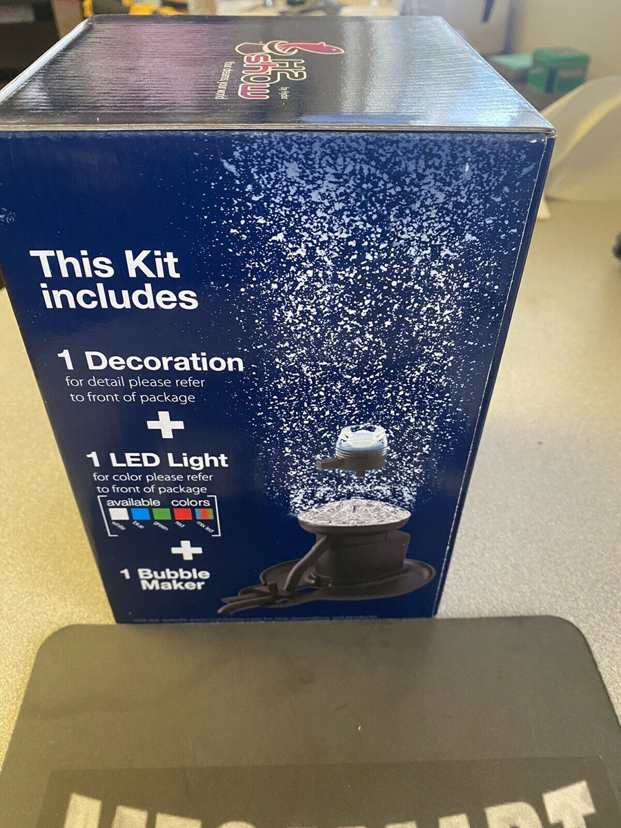 BRAND NEW H2S1050 H2Show PYRAMID Kit WHITE LED BUBBLE MAKER | Mega ...