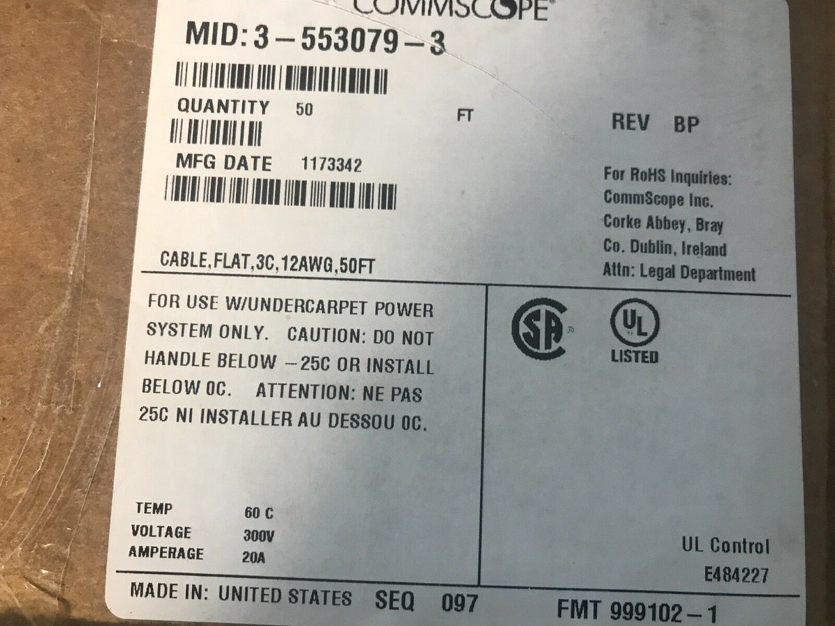 3-553079-3 - COMMSCOPE 50 FEET | Mega Mart Warehouse