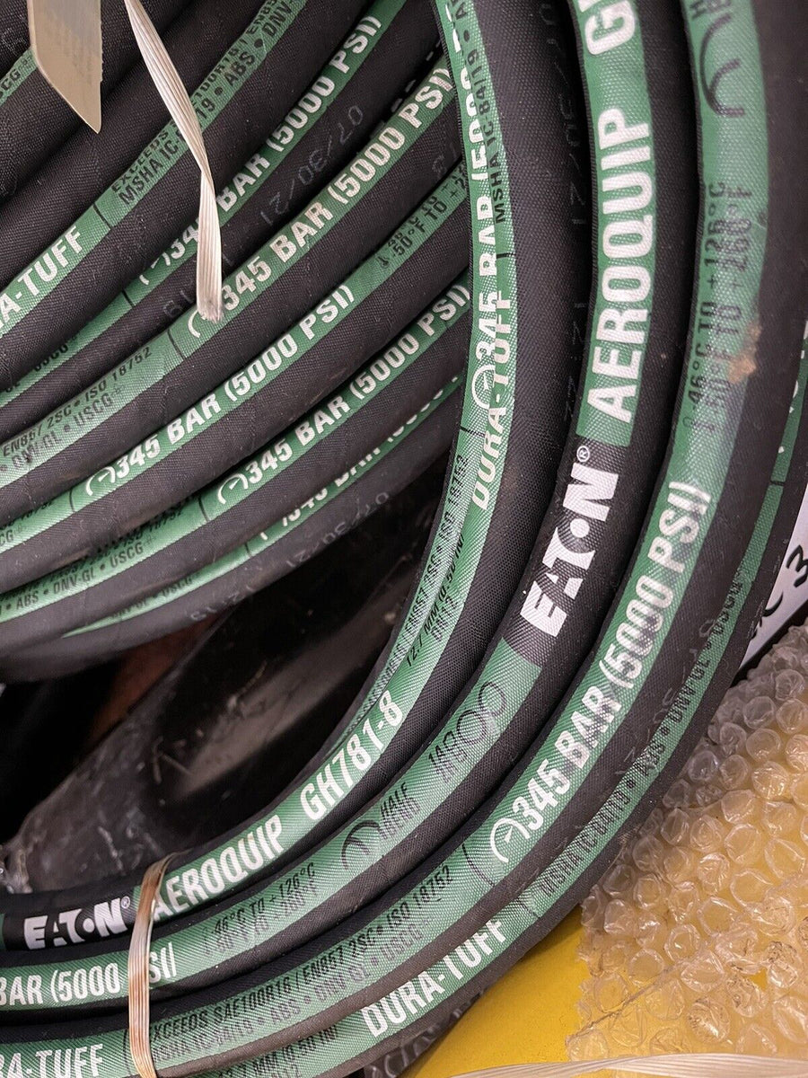 (10FT) Eaton Aeroquip MATCHMATE Double Wire Braid Hose, DURA-TUFF C...