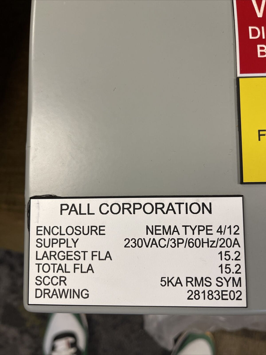 NE CONTROLS 5HP, 3 PHASE, STATER CONTROL PANEL, NEMA 4/12, 230VAC/3...