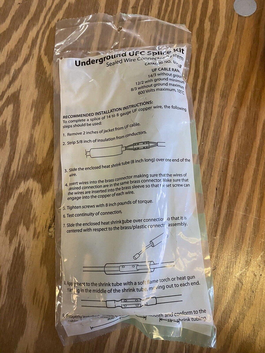 NEW Engineered Products UFC2B Underground UFC Splice Kit Sealed Wir...