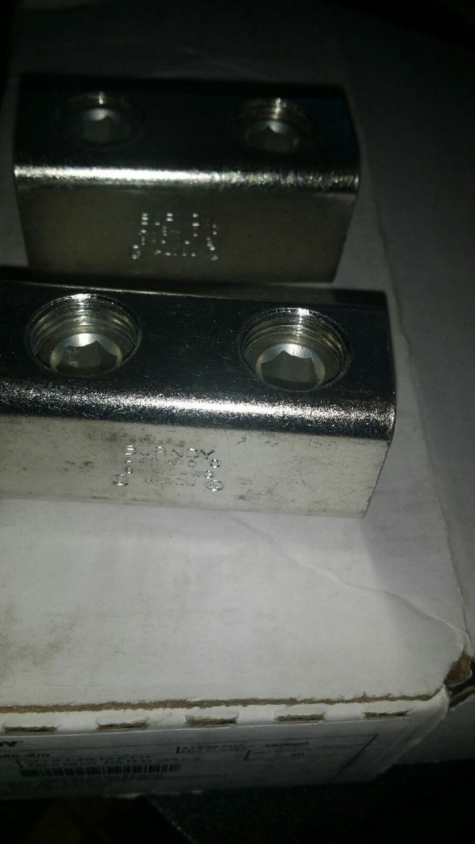 Burndy AMS-4/0 Dual Rated Splicer/Reducer AWG 4/0 - AWG 6 Wire Rang...