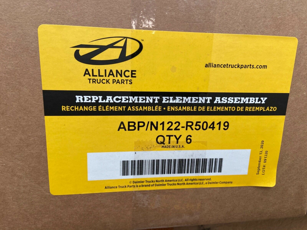 6 ALLIANCE TRUCK PARTS FUEL FILTER WATER SEPARATOR ABP/N122-R50419 ...