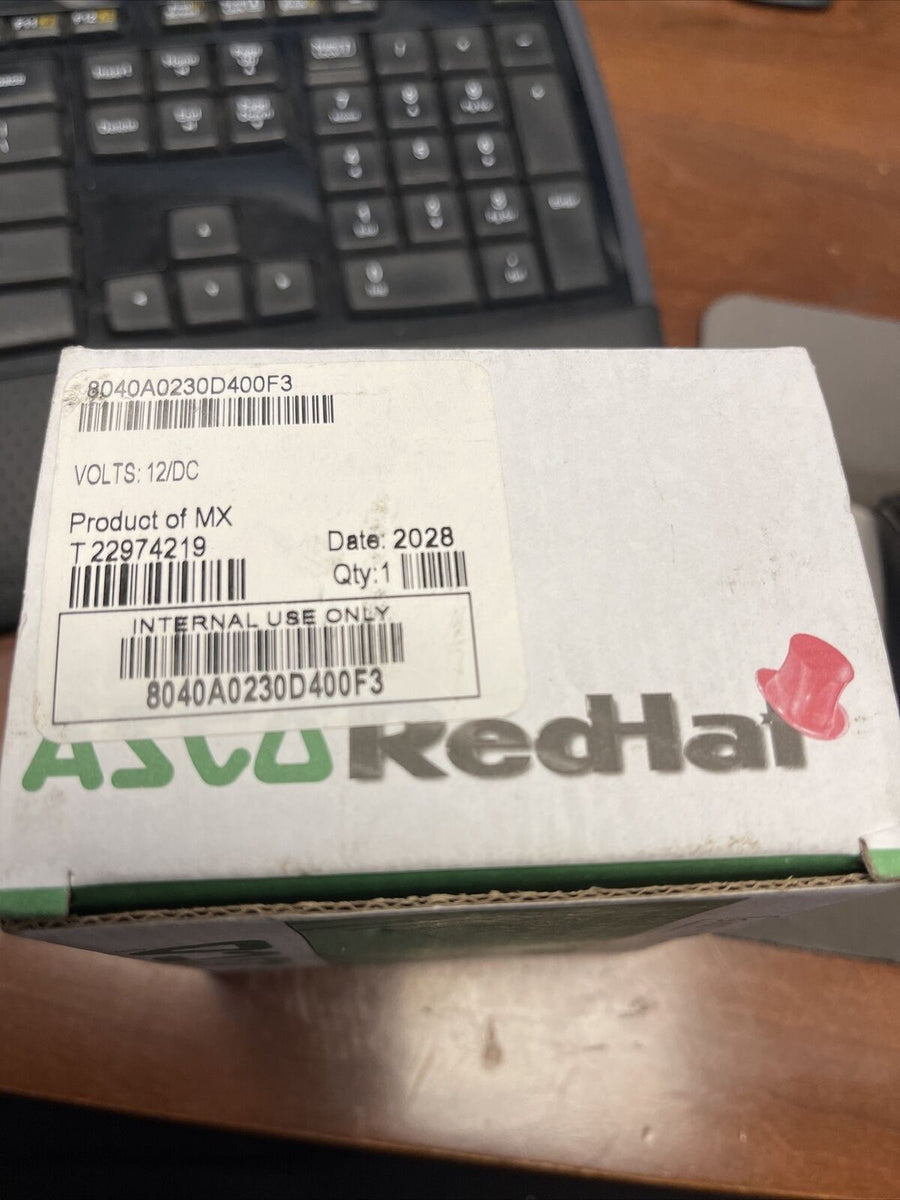 NEW ASCO 8040A0230D400F3 Solenoid Valve 3/4 Npt Normally Closed 120...