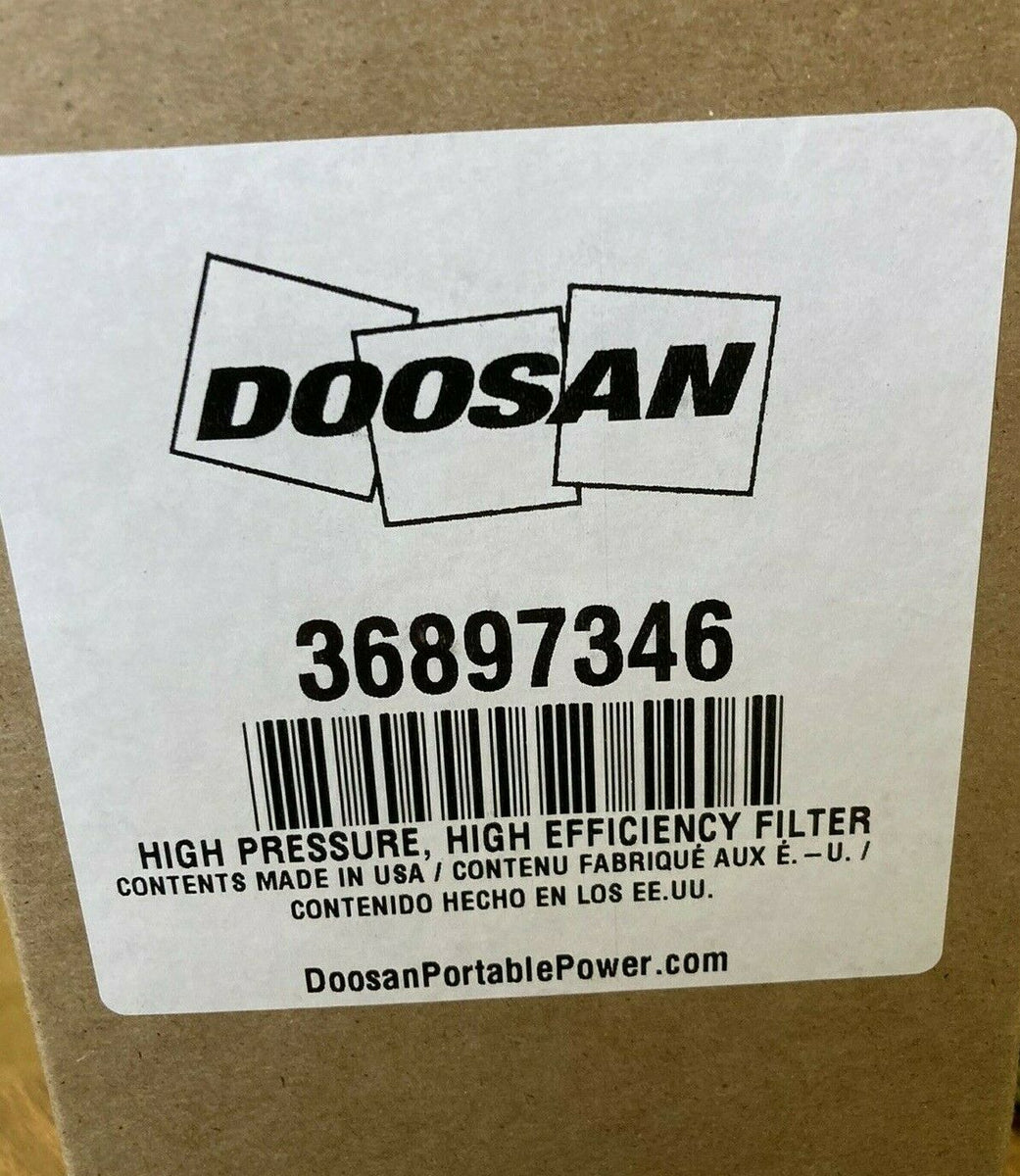 (6 PC CASE) DOOSAN 36897346 INGERSOLL RAND OIL FILTER SPIN ON TYPE ...